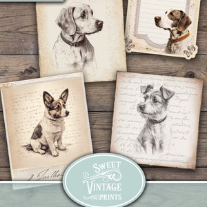 The Dog Lover's Junk Journal BUNDLE, Dog Junk Journal Kit, Doggy Junk ...