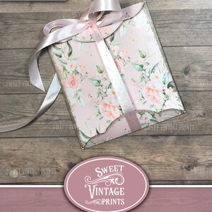 Vintage Rose Folio, Shabby Rose Folder, Loaded Envelope Roses, Pink ...