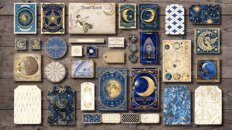 Himmlischer Geist Junk Journal Bundle | Januar 2026 Premium Kit | Junk ...