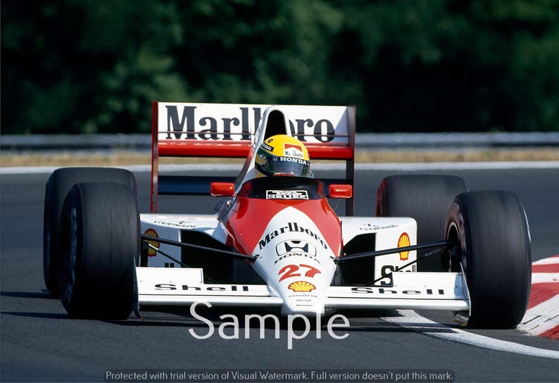 Ayrton Senna Mclaren Photograph - Etsy
