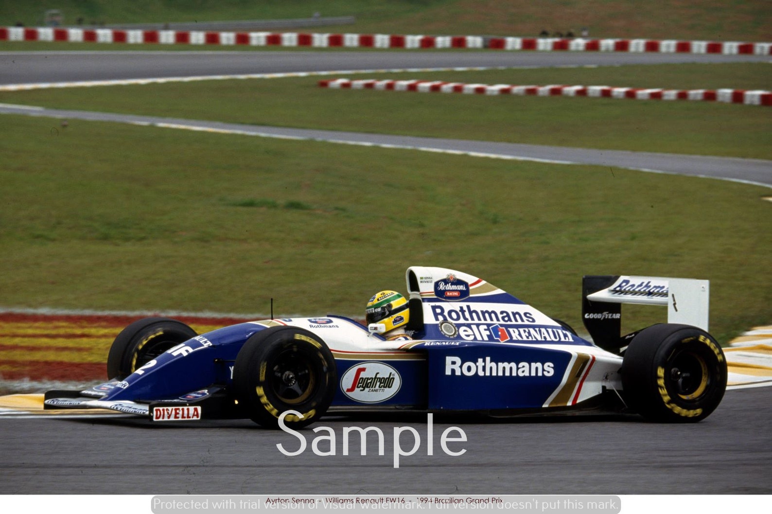 Ayrton Senna - Williams 8"x12" Photograph Gloss Finish - Etsy