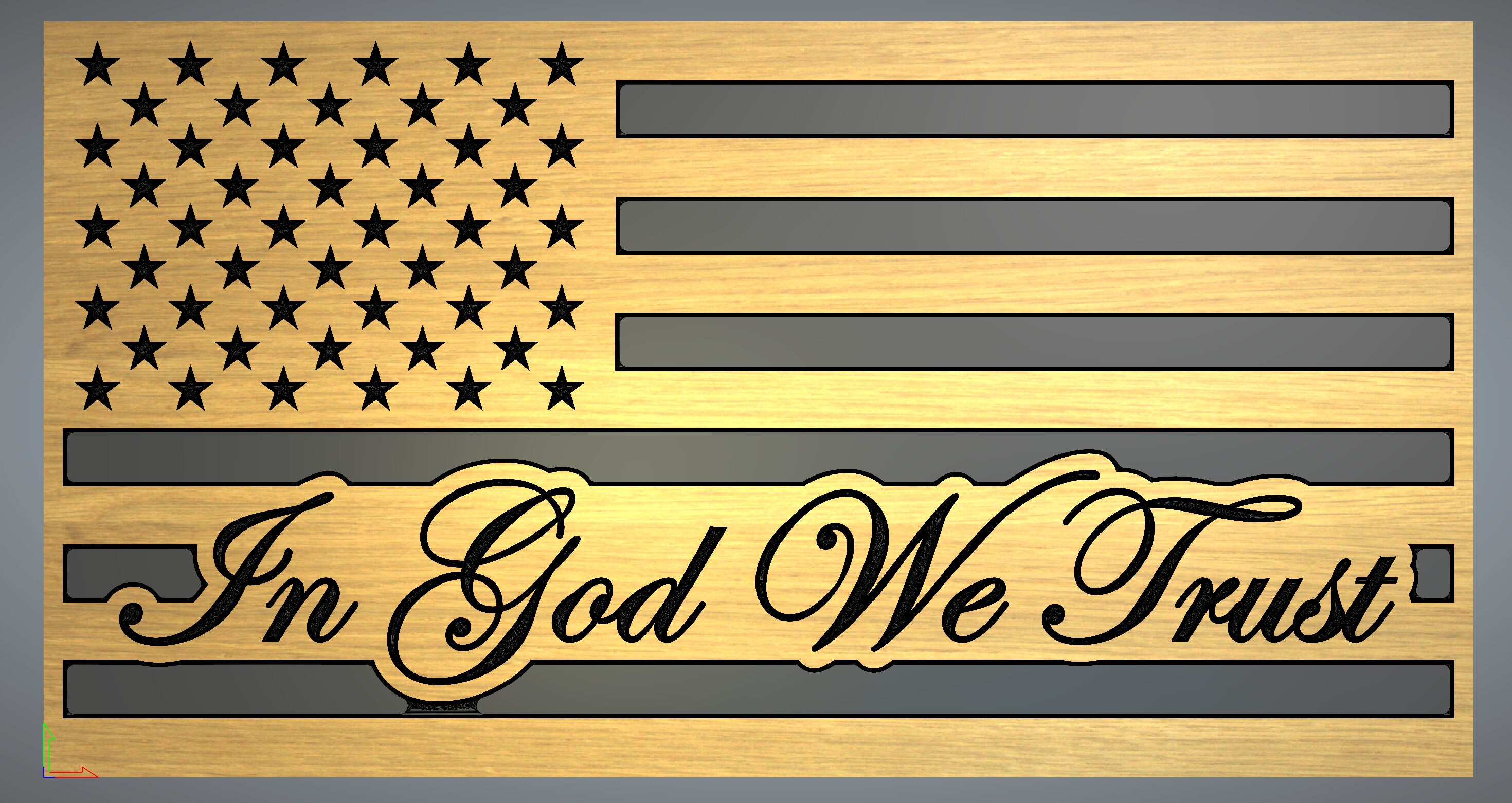 In God We Trust Flag SVG - Etsy