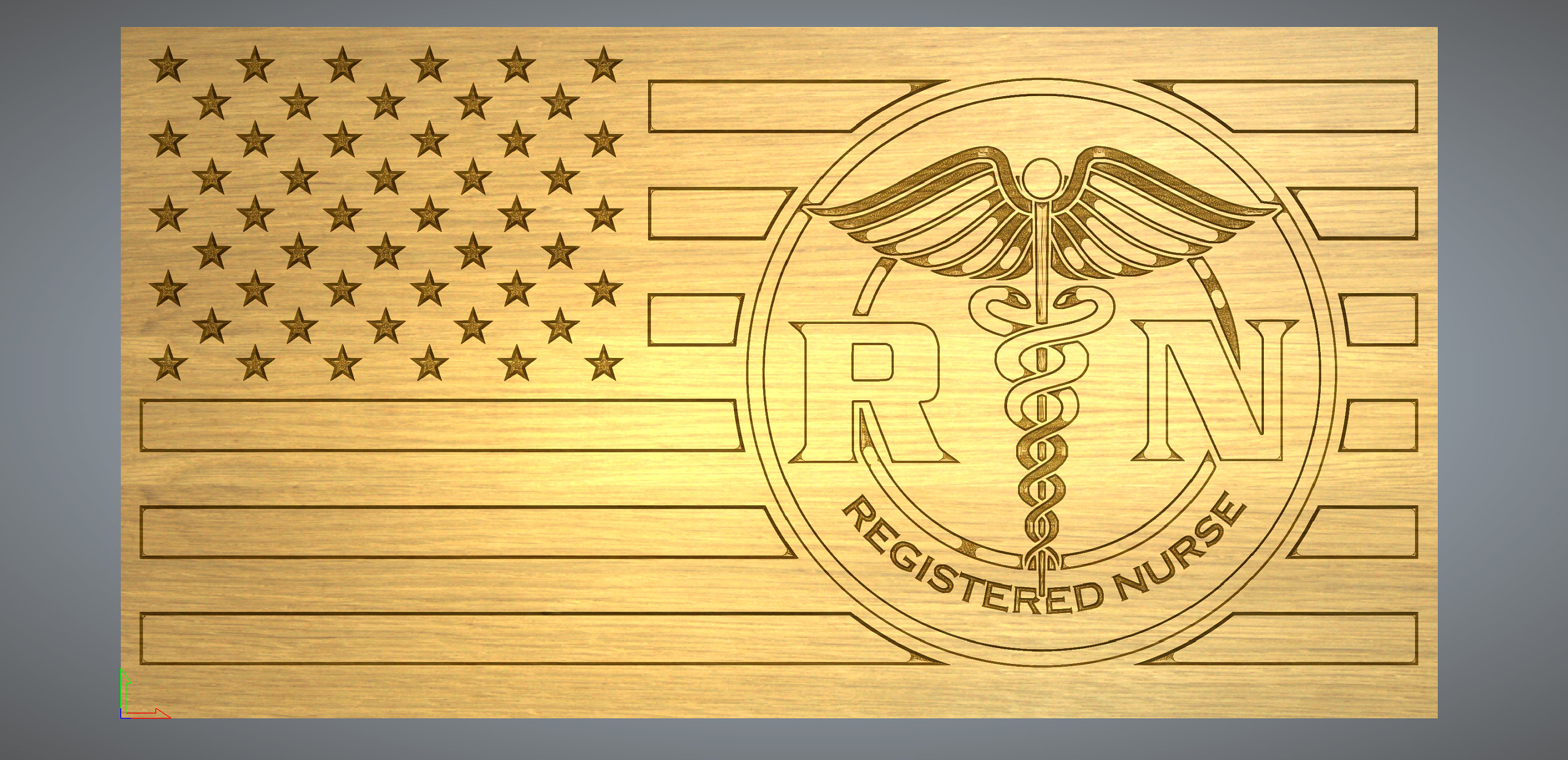 Registered Nurse Flag SVG - Etsy