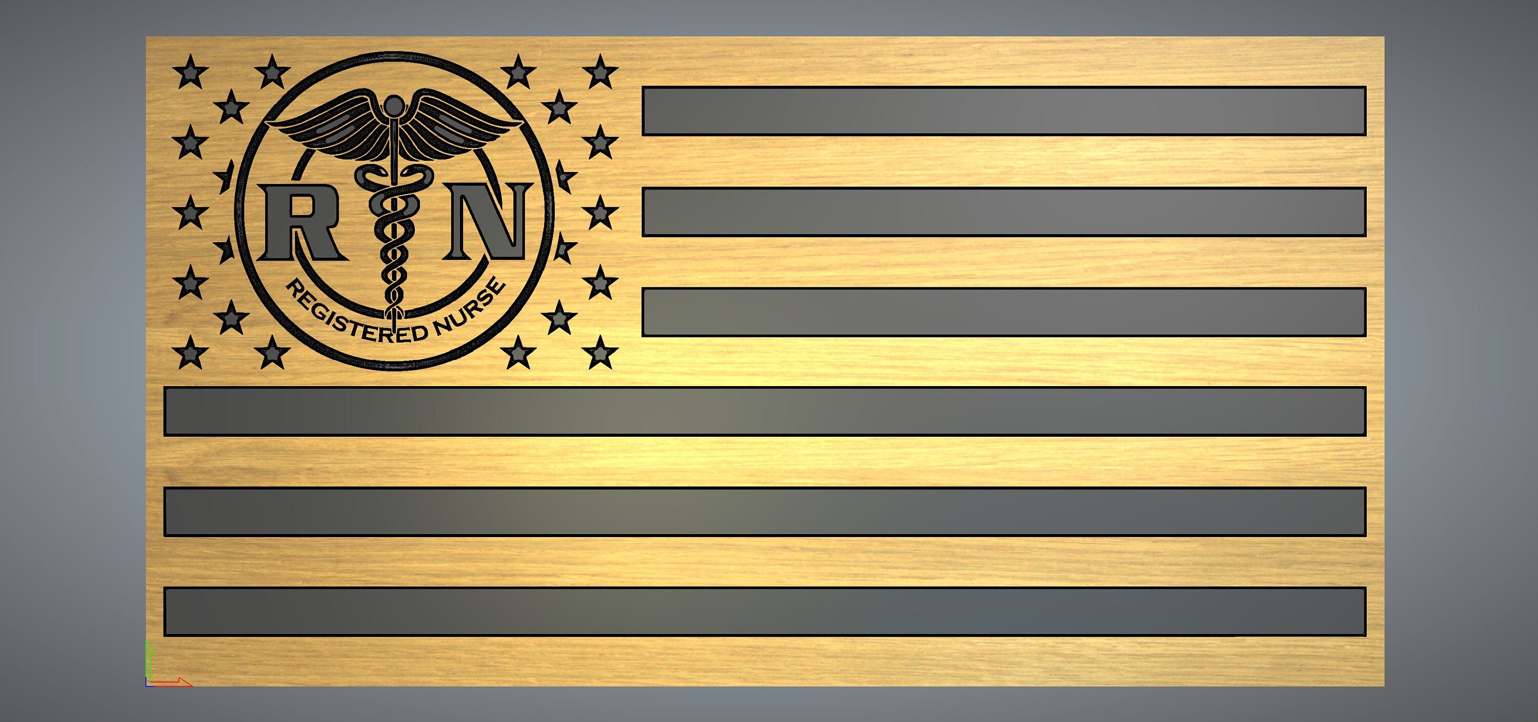 Registered Nurse Union Flag SVG - Etsy