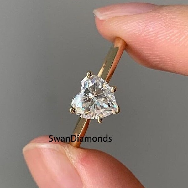 Heart Cut Ring - Etsy