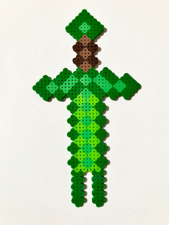 Minecraft Papercraft Emerald Sword