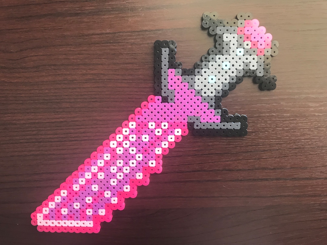 Perler Bead Keytana Sword Cake Topper, Custom Colors - Etsy