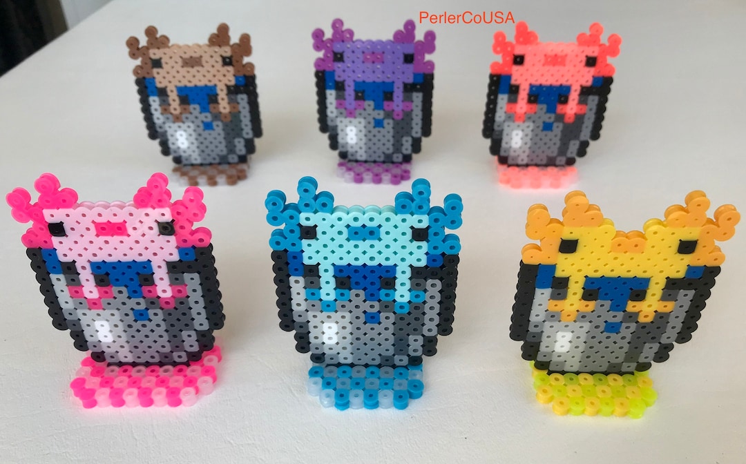 Mine Craft Axolotl in Bucket Cup Desk Room Wall Decor Birthday Cake ...