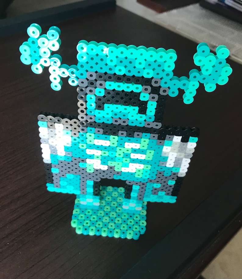 2D 3D the Warden Minecraft Character Cake Topper Decoration Kids Room ...