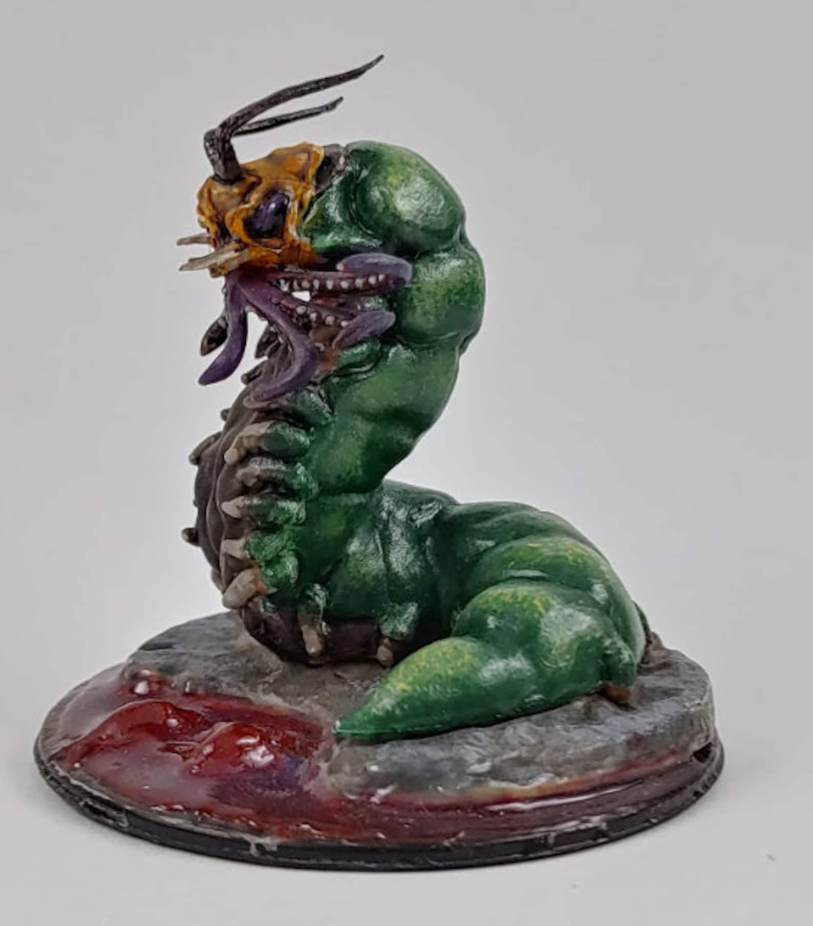 Carrion Crawler Miniature Custom Painted Dungeons and Dragons - Etsy