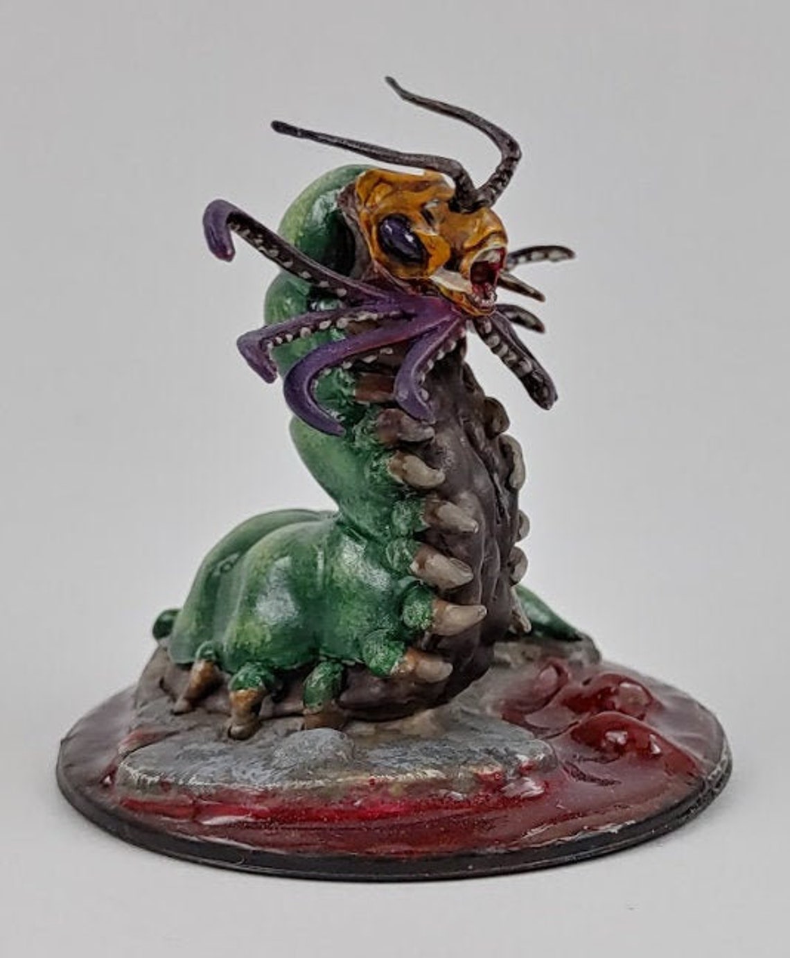 Carrion Crawler Miniature Custom Painted Dungeons and Dragons - Etsy