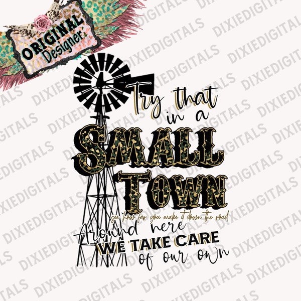 Small Town Art - Etsy