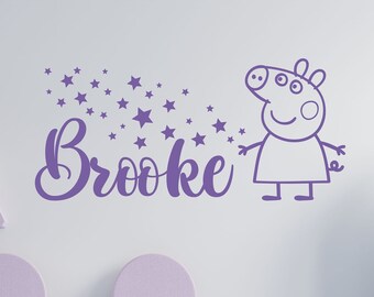 Peppa Pig Stencil - Etsy UK