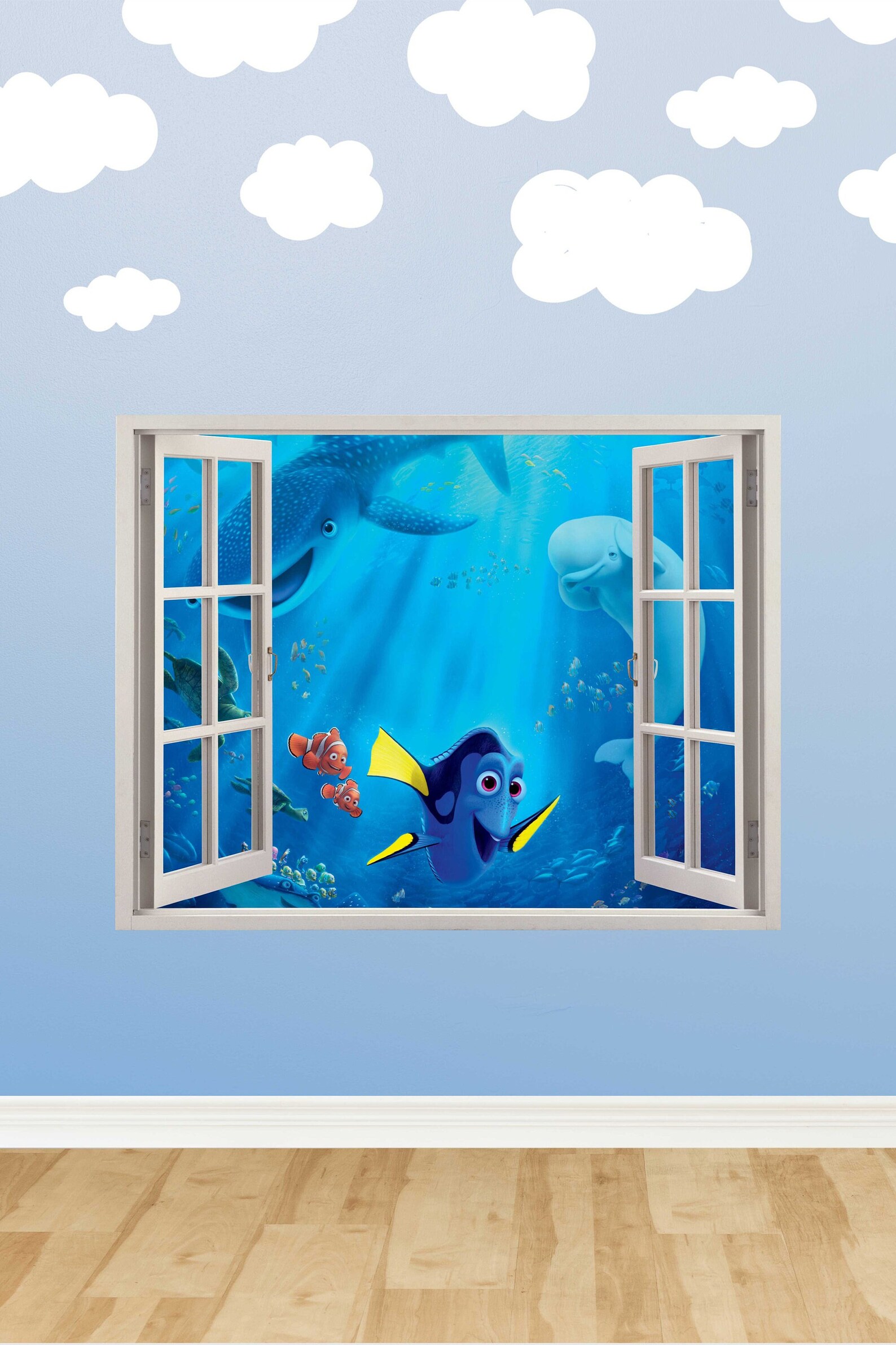 Finding Nemo 3D Wallpaper Decal Movie Disneywindow View - Etsy