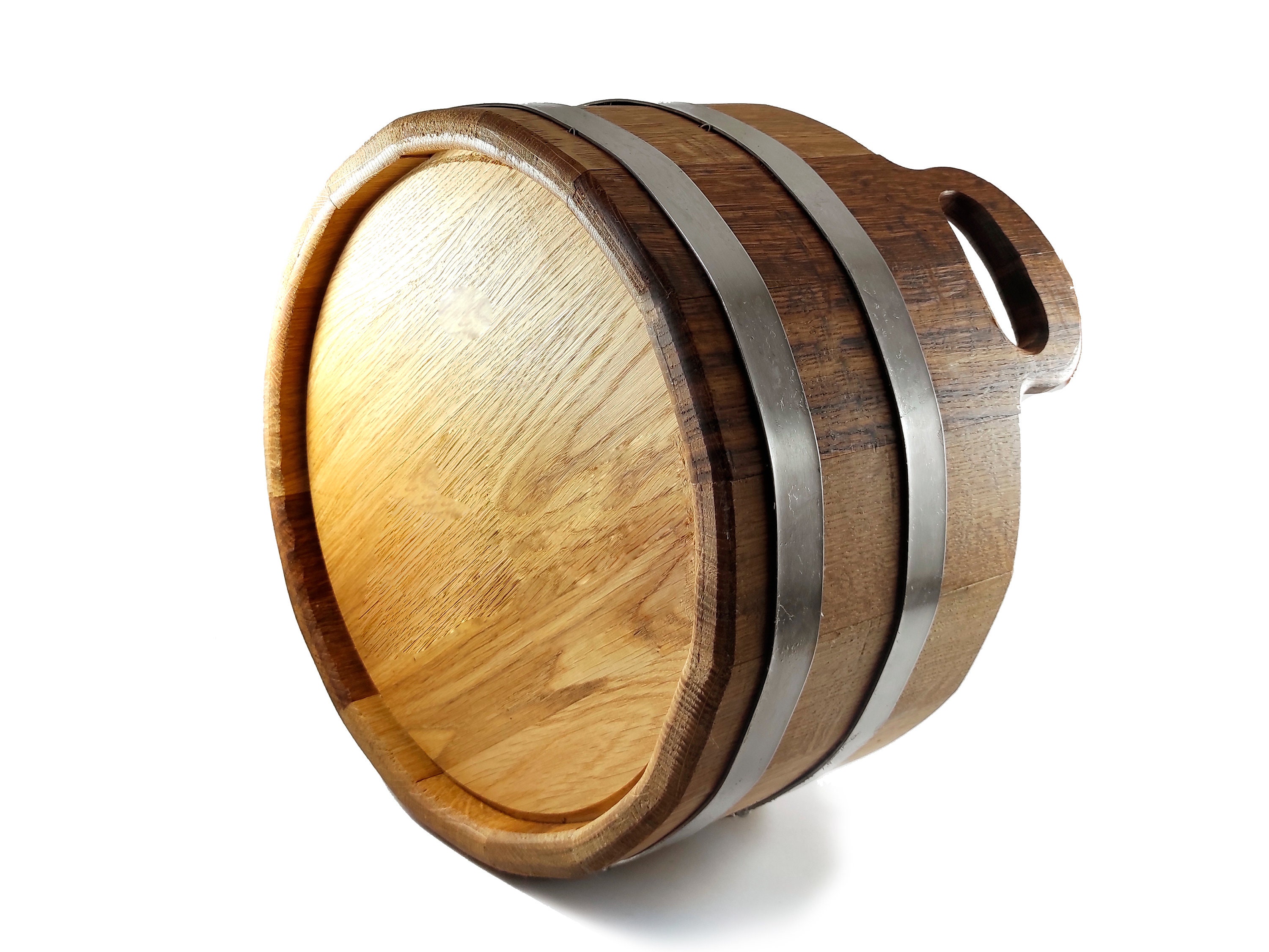 Wooden Sauna Bucket 10L Wooden Bath Barrel Oak Bath Set - Etsy