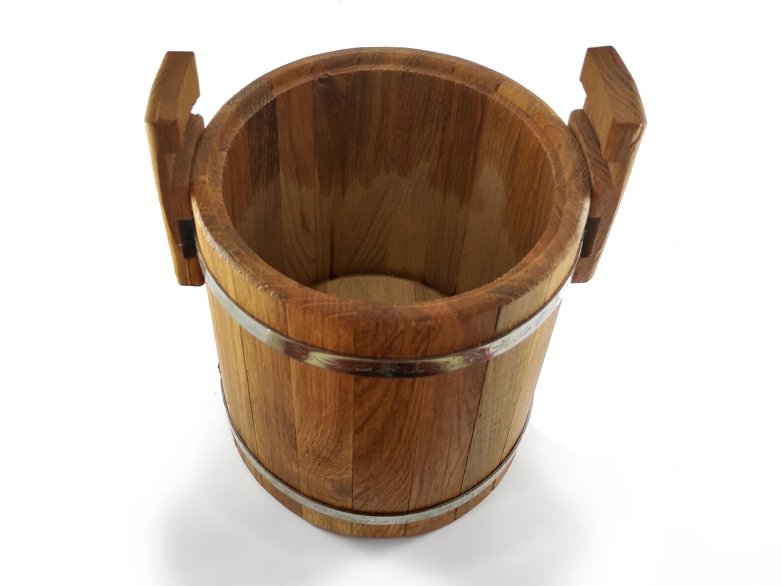 Oak Pickle Barrel 3L Wooden Bucket Solid Oak Barrel Lids - Etsy