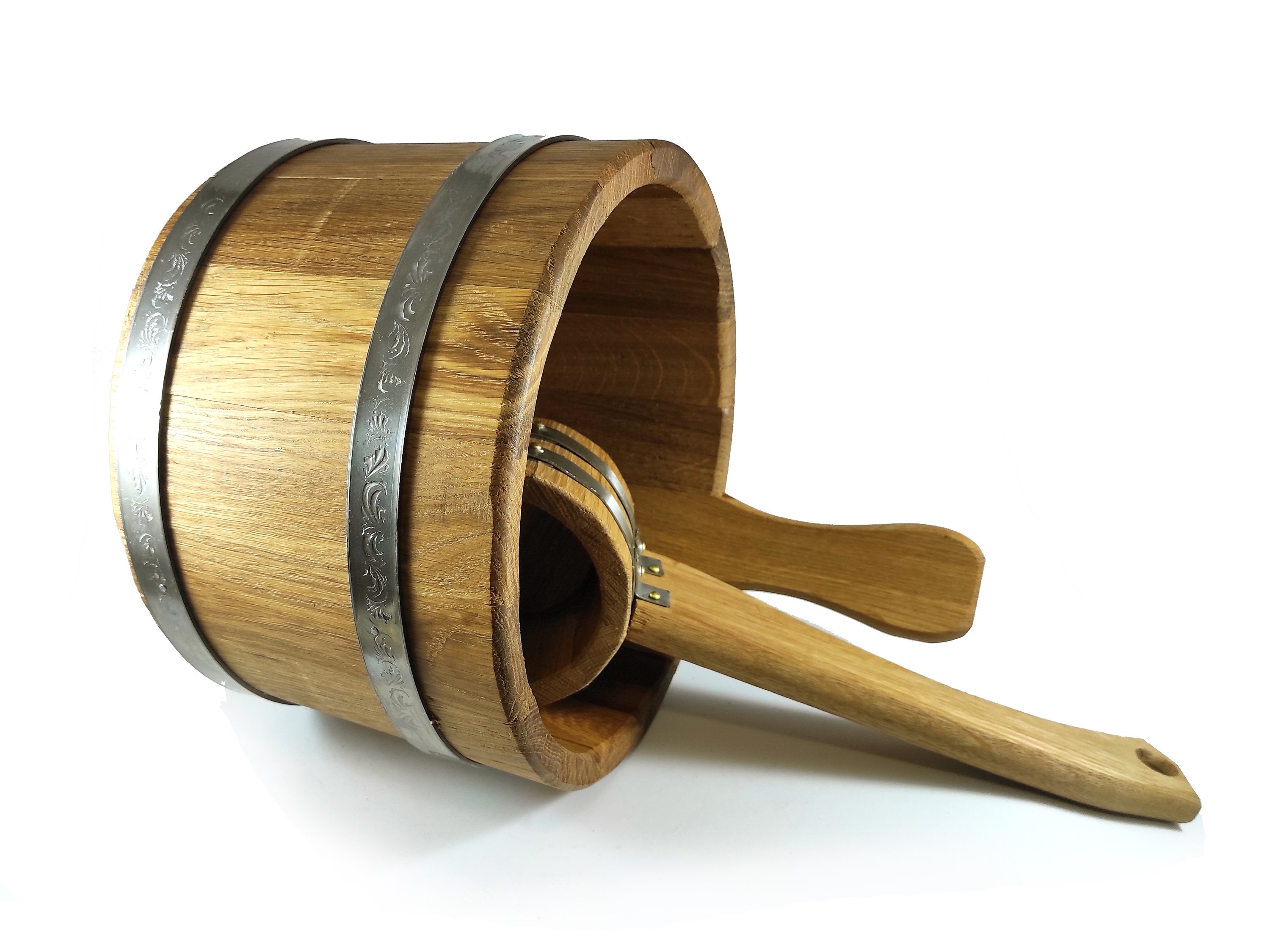 Sauna Wooden Ladle 0.5L Bath Oak Accessories Rustic Décor - Etsy