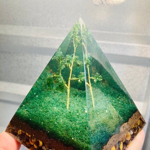 Resin Pyramid With Photo - Etsy