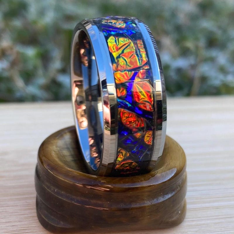 10mm Red Mens Ring - Etsy