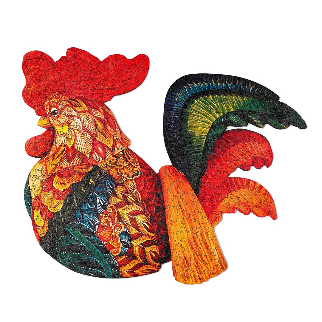 ROOSTER Wooden Jigsaw Puzzle for Adults and Kids | Premium 342 Pcs ...