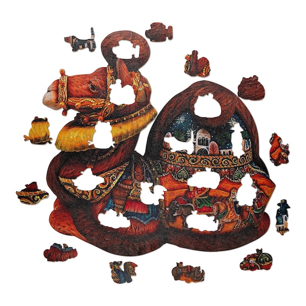 Wooden Camel Puzzle - Etsy