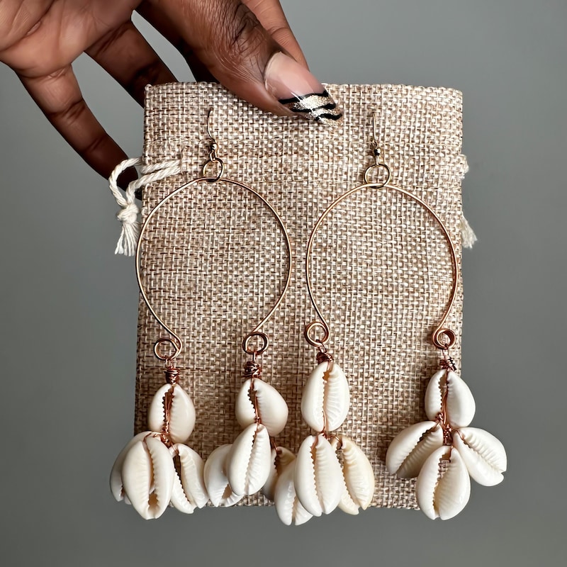 Shell Earrings - Etsy