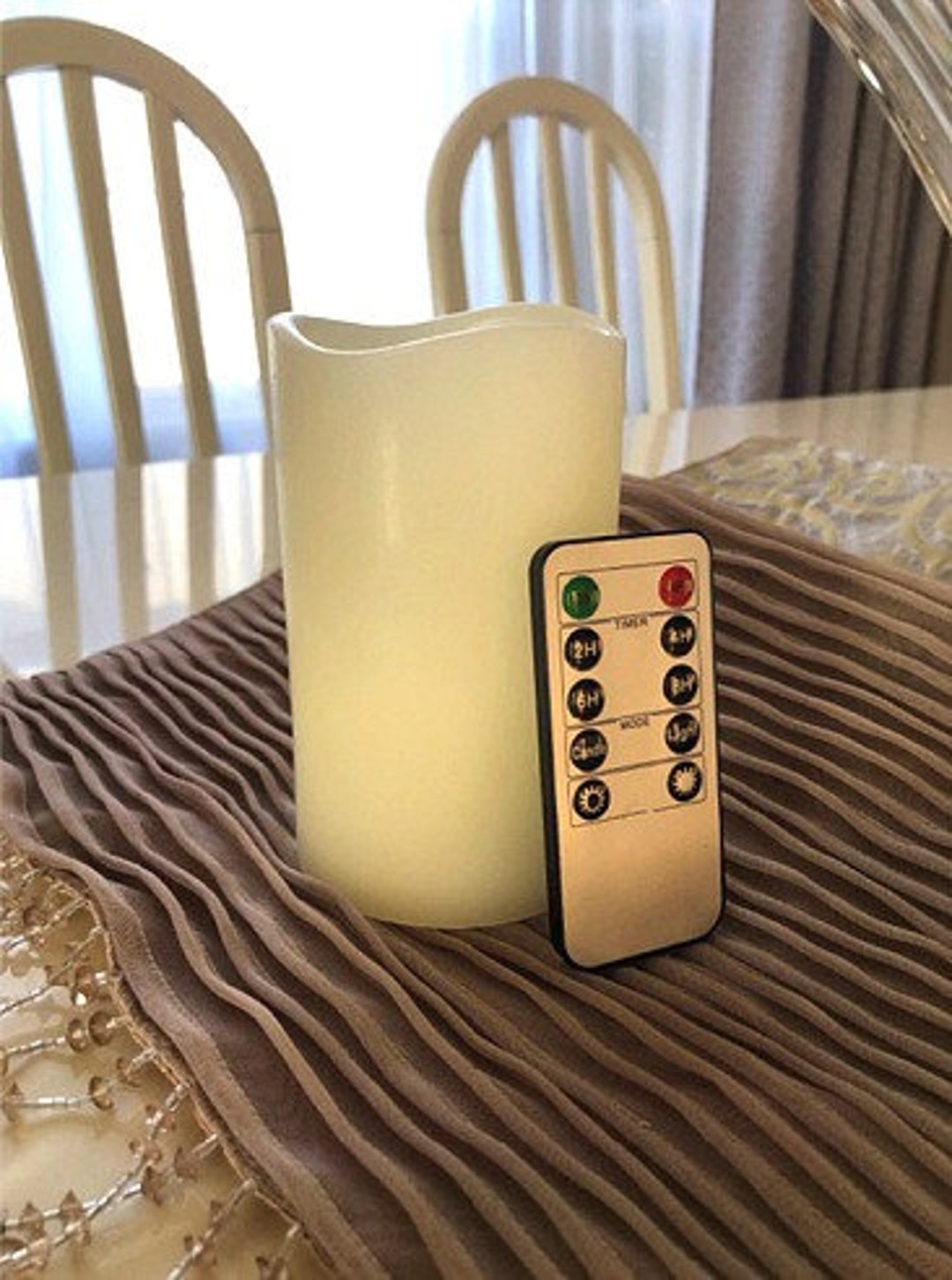 3x5 LED Candle W/remote - Etsy