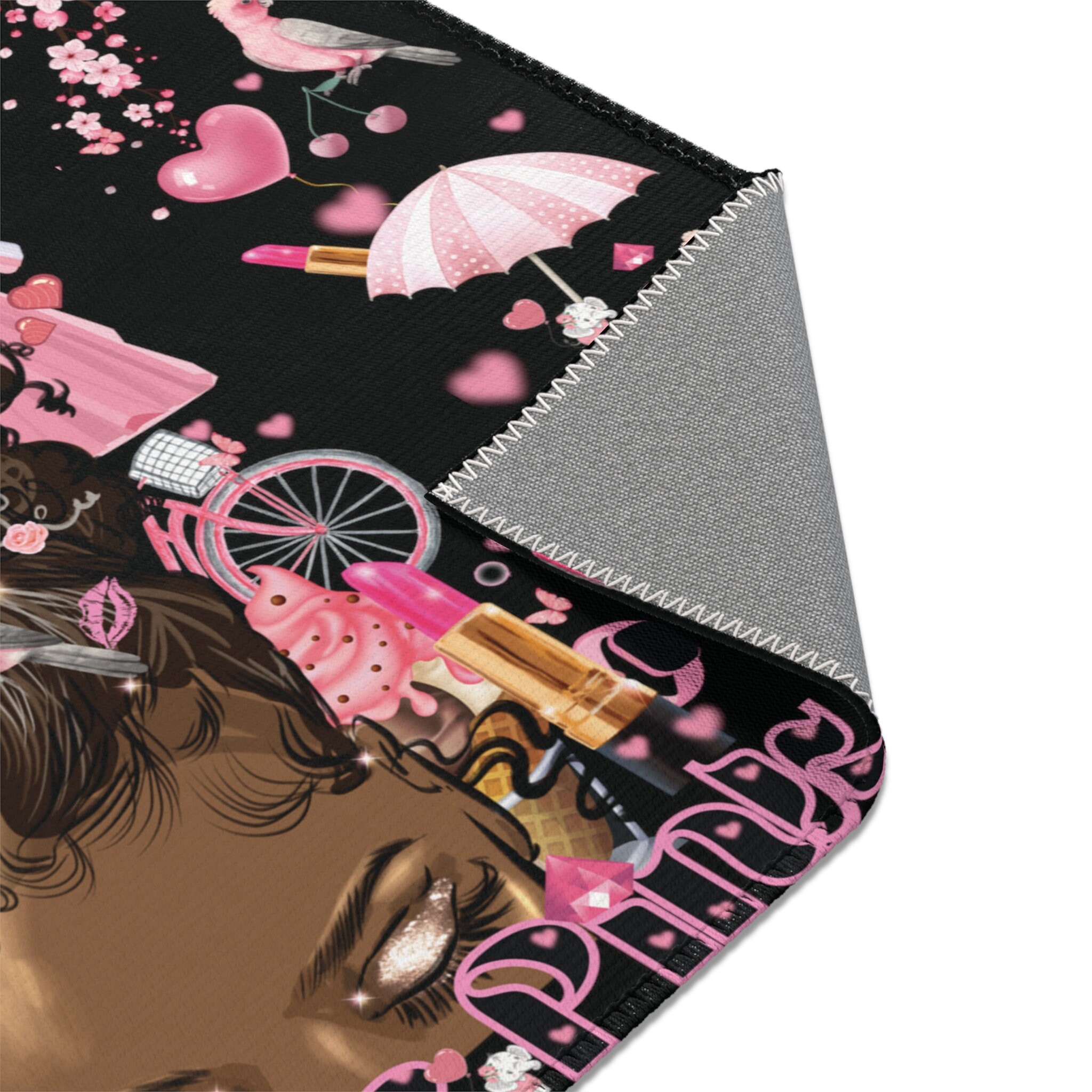 I LIKE PINK, Home Decor Rug, Living Room Rug, Make up Rug, Design Rug ...