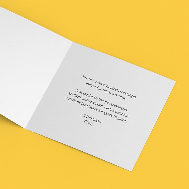 Personalised Teacher Card | Fully Customised Review | Thank You ...