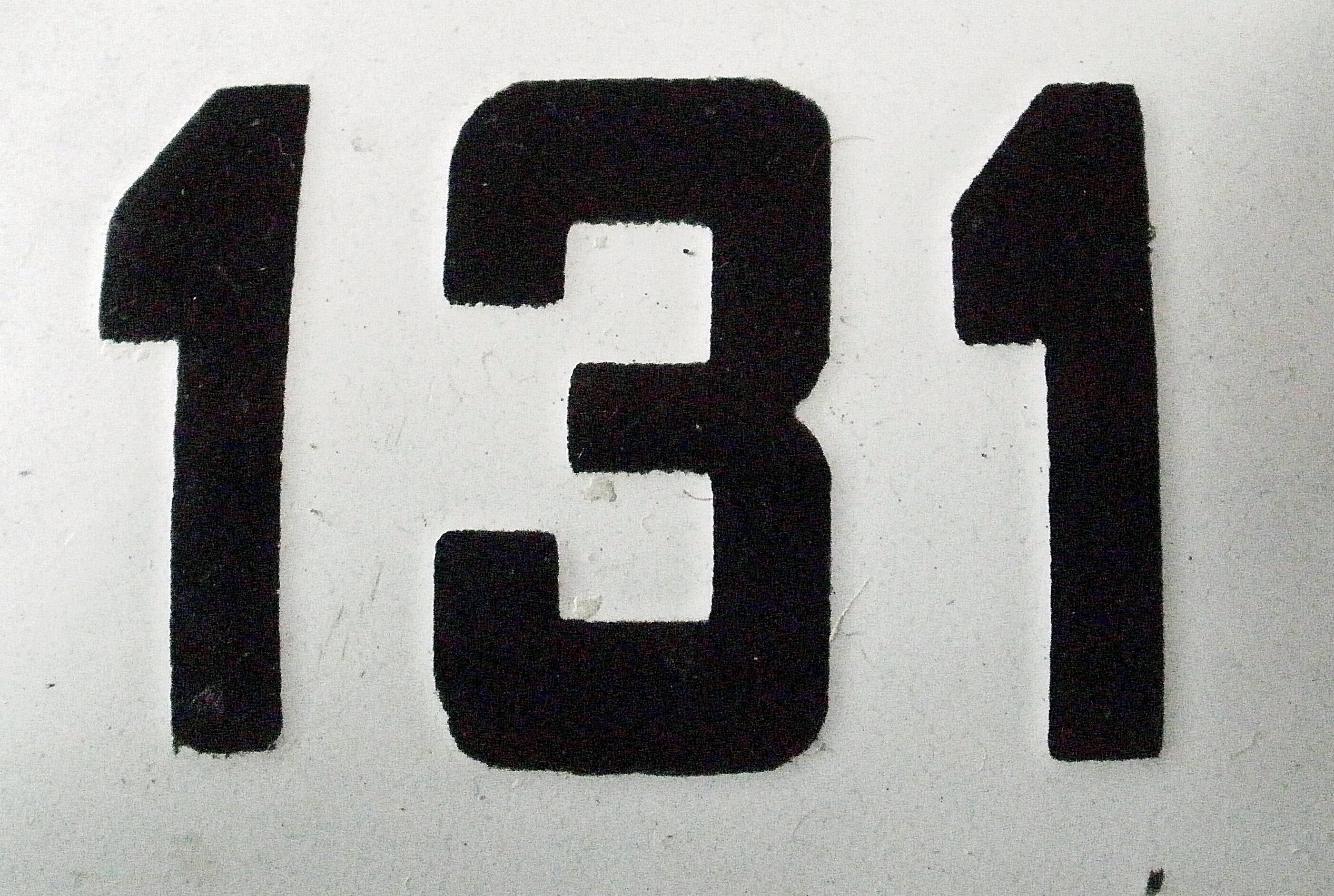 Vintage Enamel Sign Number 131 Door Street Authentic Porcelain | Etsy