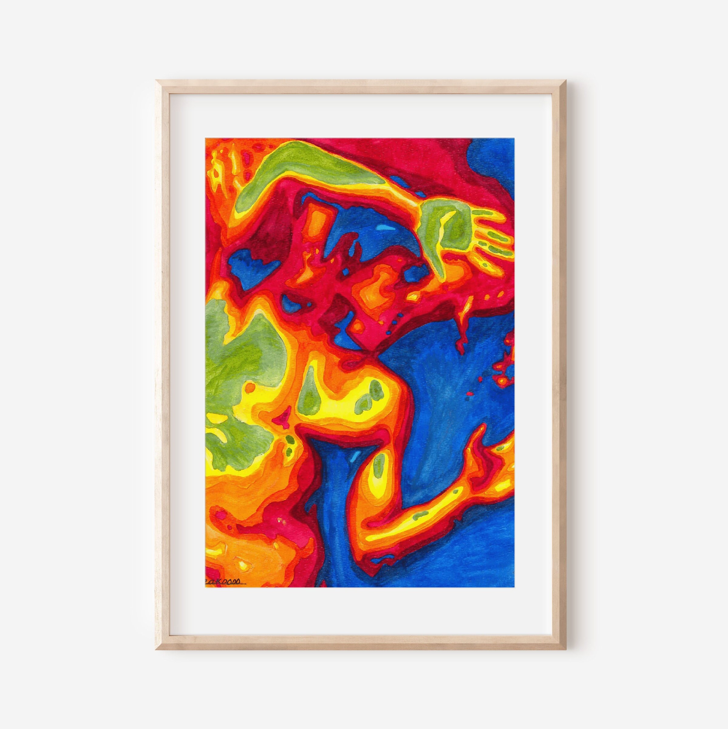 Full Frontal Nudity Gay Male Art Print Homoerotic Art Gay Art Etsy