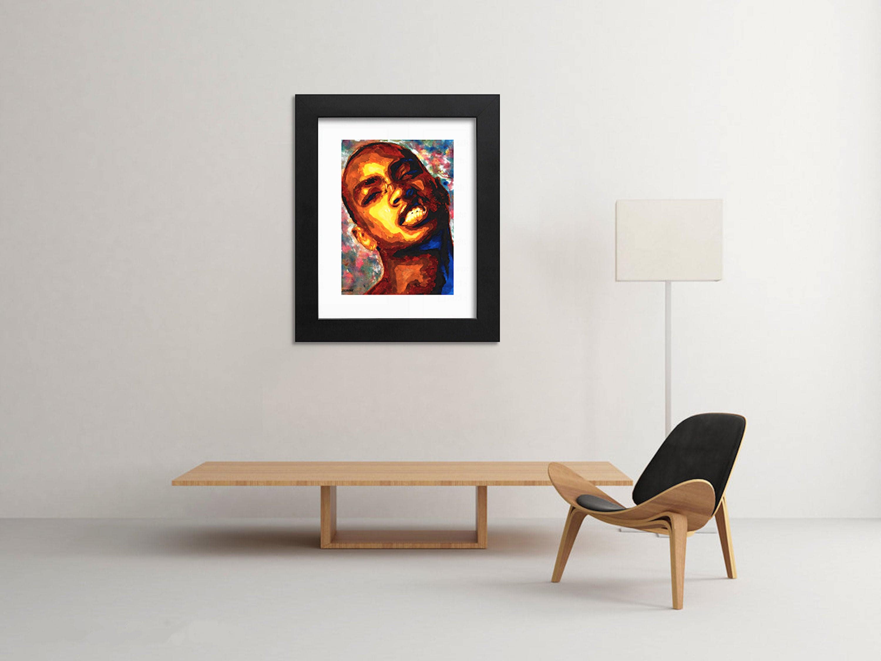 African Man Art Black Man Art Earthy Art Fashion Artwork | Etsy