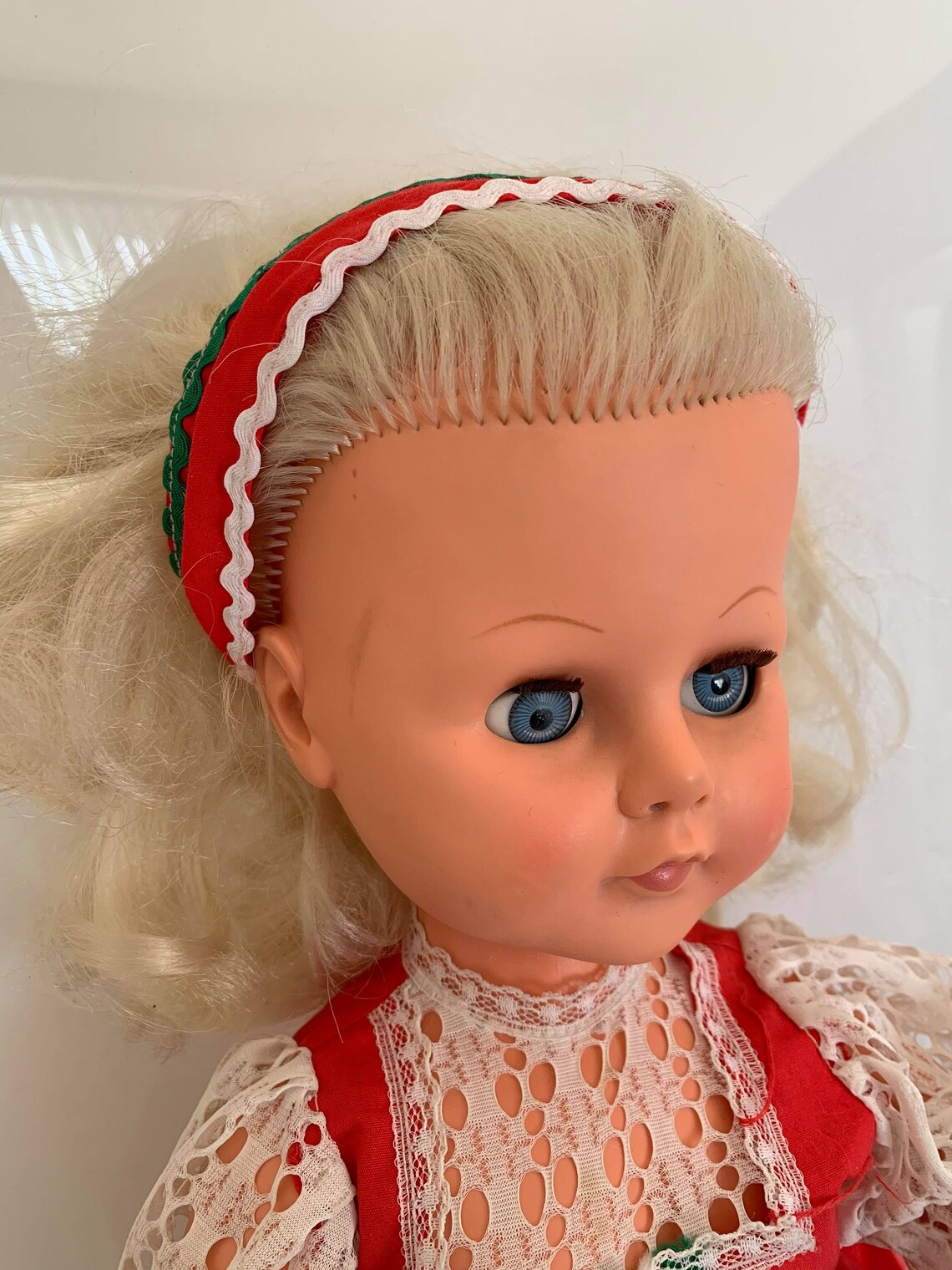 Vintage 1970s Blonde Doll 21 Tall With Original Clothes | Etsy