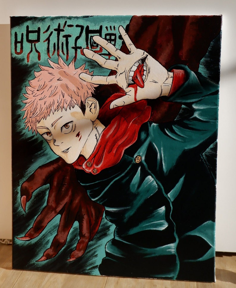 Jujutsu Kaisen Itadori Yuji Manga Cover 1 | Etsy
