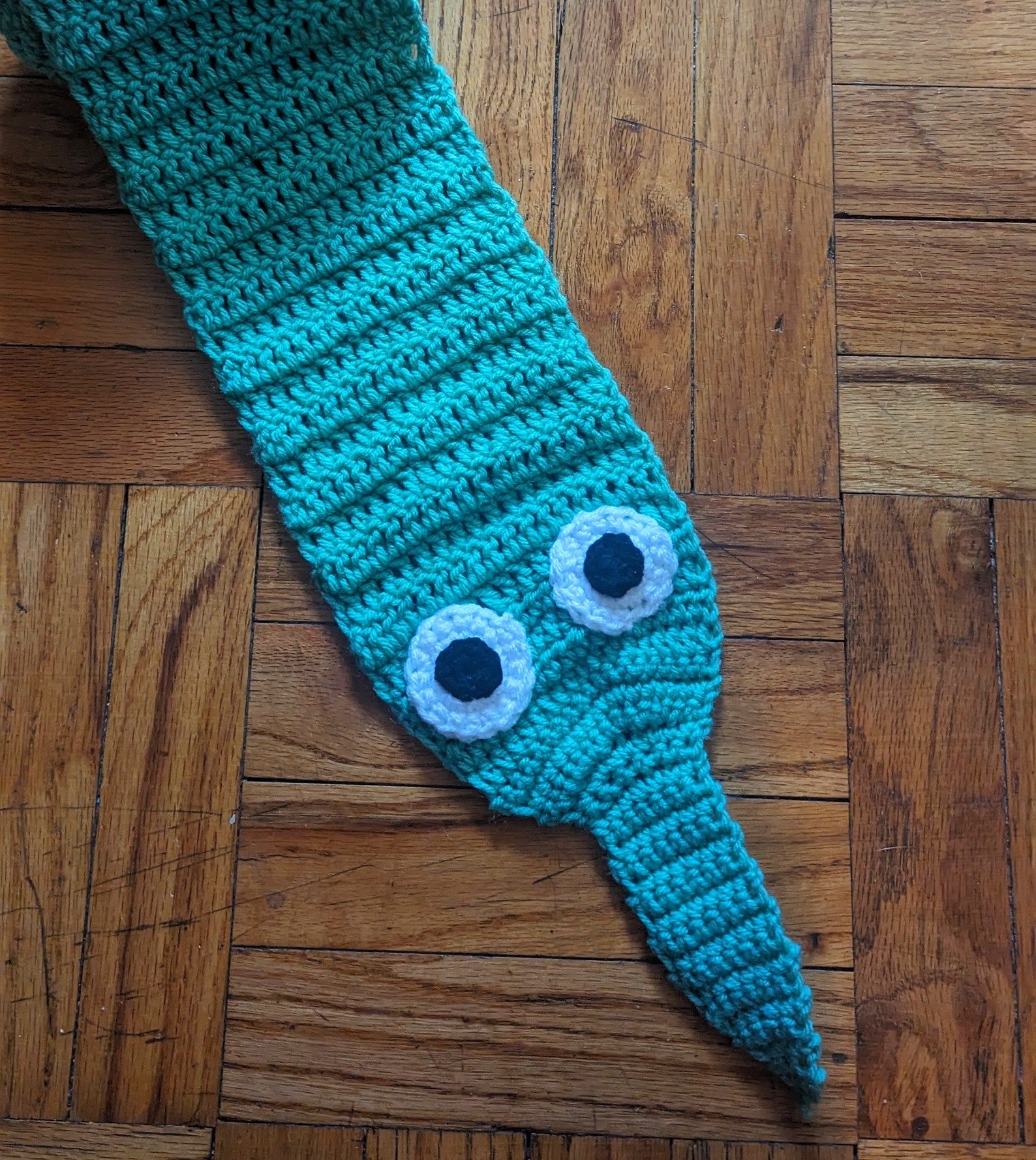 Worm on a String Inspired Crochet Scarf - Etsy