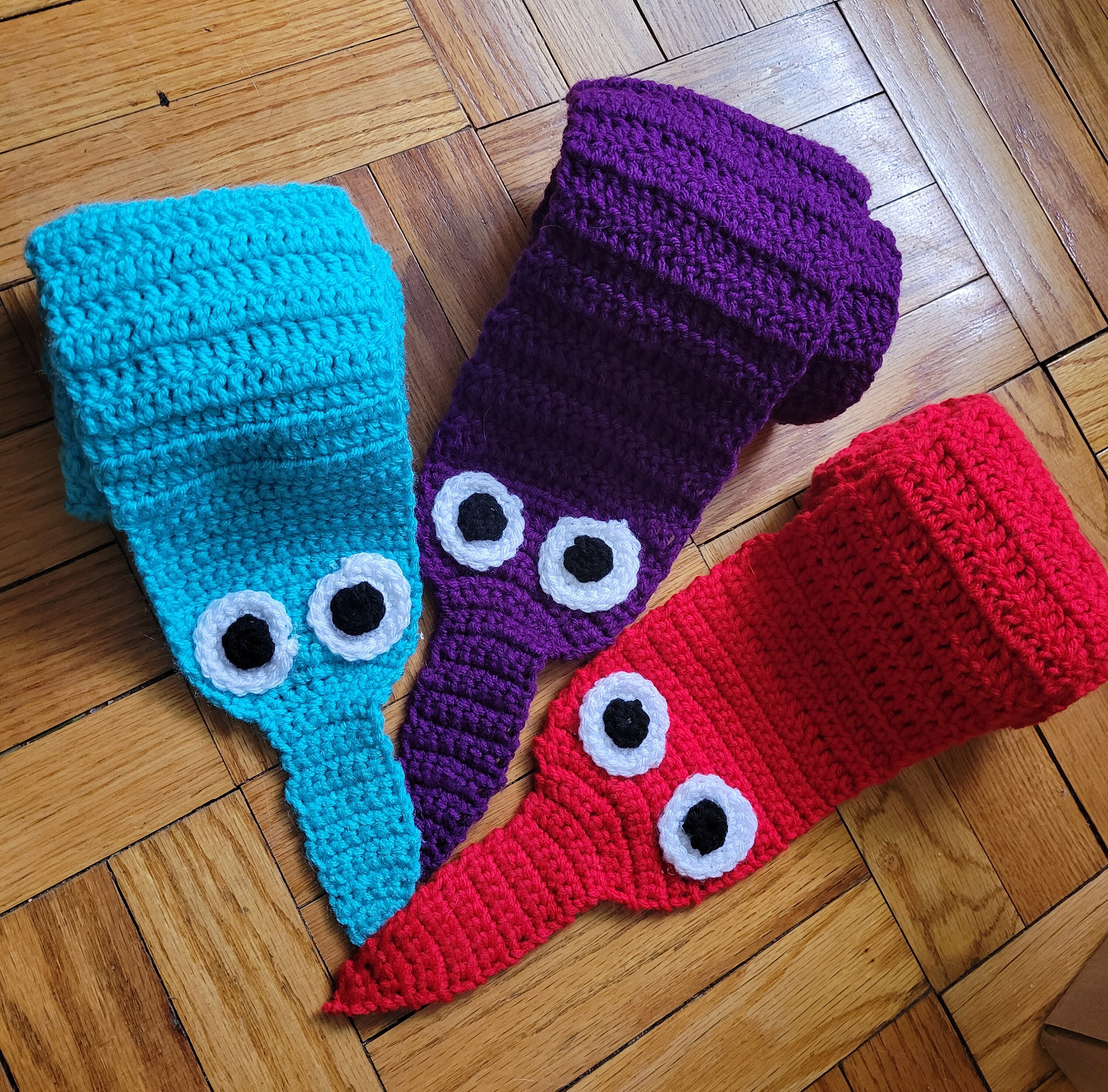 Worm on a String Inspired Crochet Scarf - Etsy