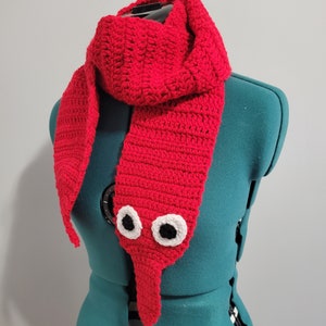 Worm on a String Inspired Crochet Scarf - Etsy