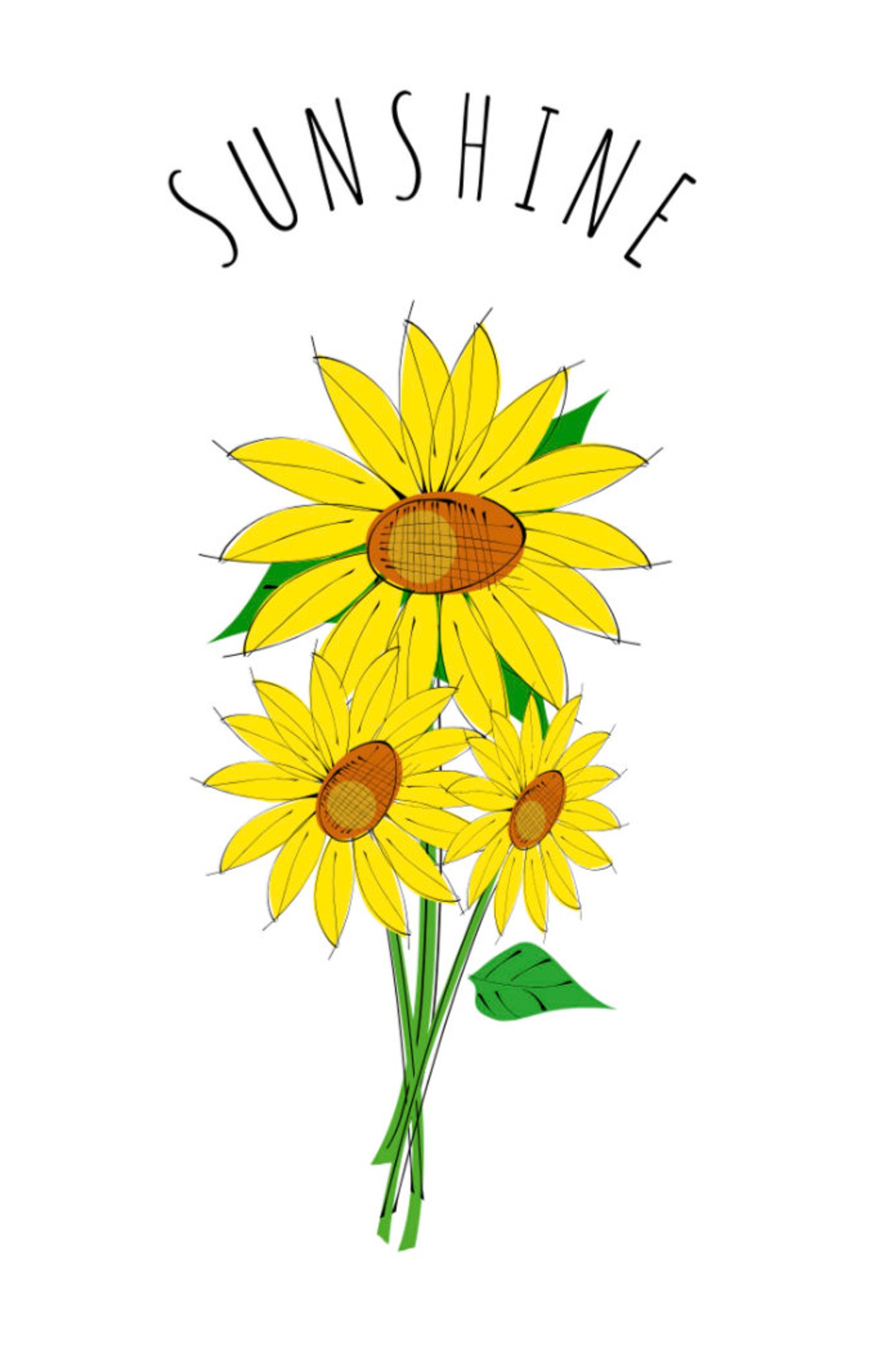 DIGITAL DESIGN SUNFLOWER - Etsy