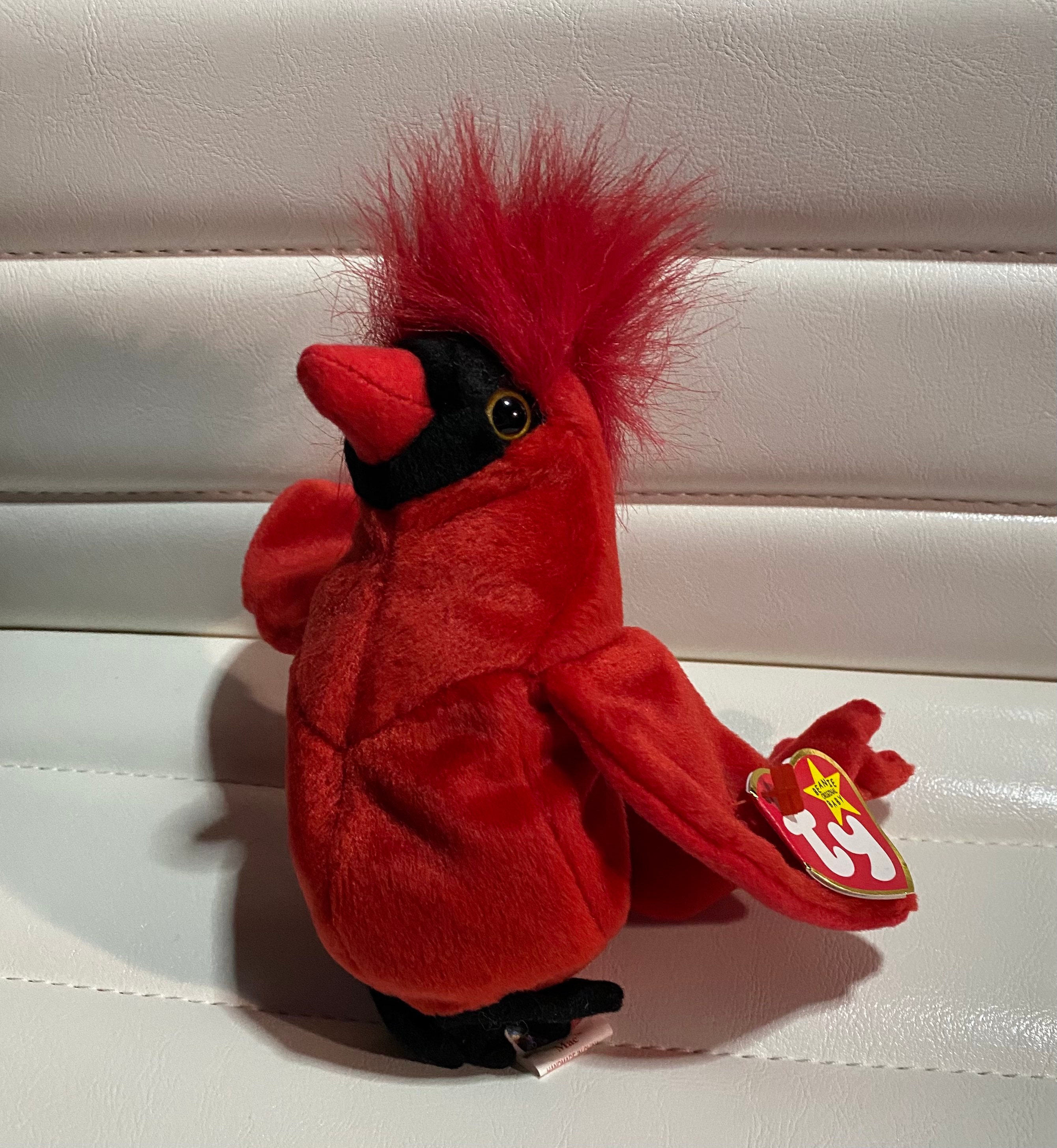 Rare-mac the Cardinal Ty Beanie - Etsy