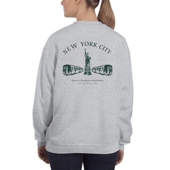 New York City Sweatshirt NYC Sweater Queens Sweater - Etsy