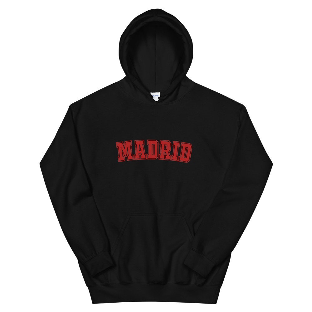 Madrid Hoodie Spain Hoodie Unisex Hoodie - Etsy UK