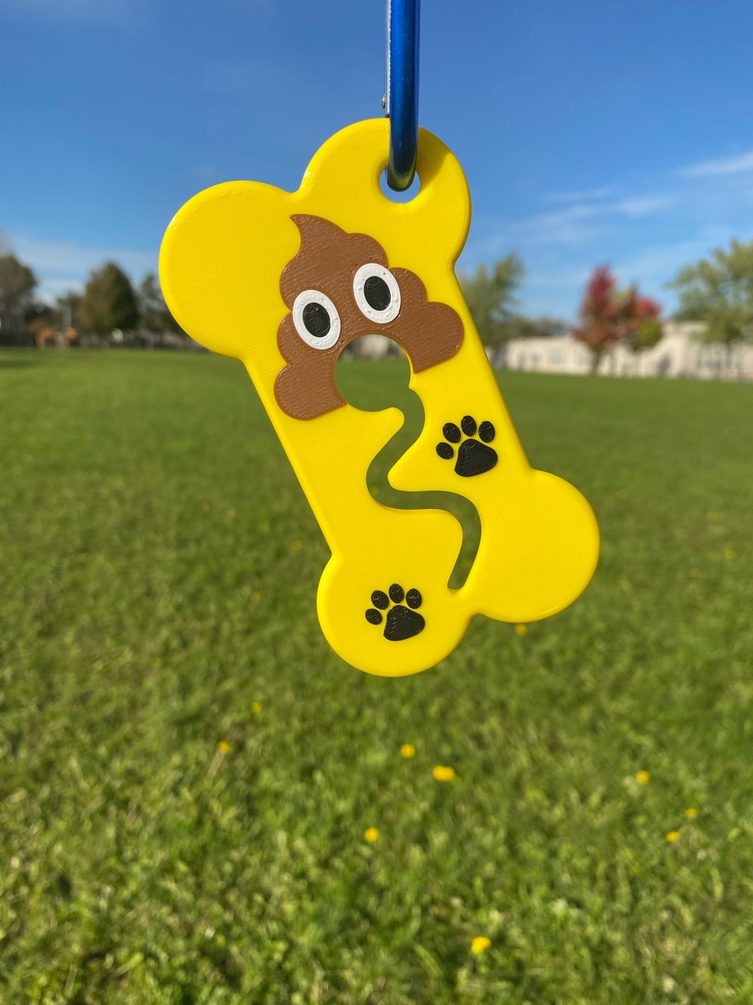 Funny Dog Poop Bag Holder // Personalized // Poop Emoji // - Etsy