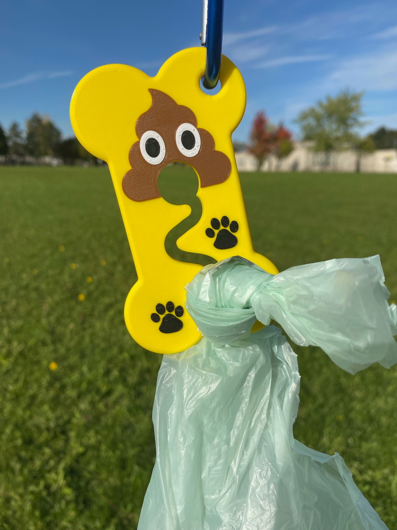 Funny Dog Poop Bag Holder // Personalized // Poop Emoji | Etsy