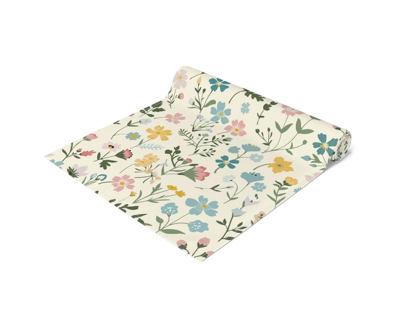 12 Pastel Flowers Patterns Set, Floral Digital Paper, Spring Wildflower ...