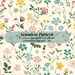 Pastel Flowers Seamless Pattern, Floral Digital Paper, Floral ...