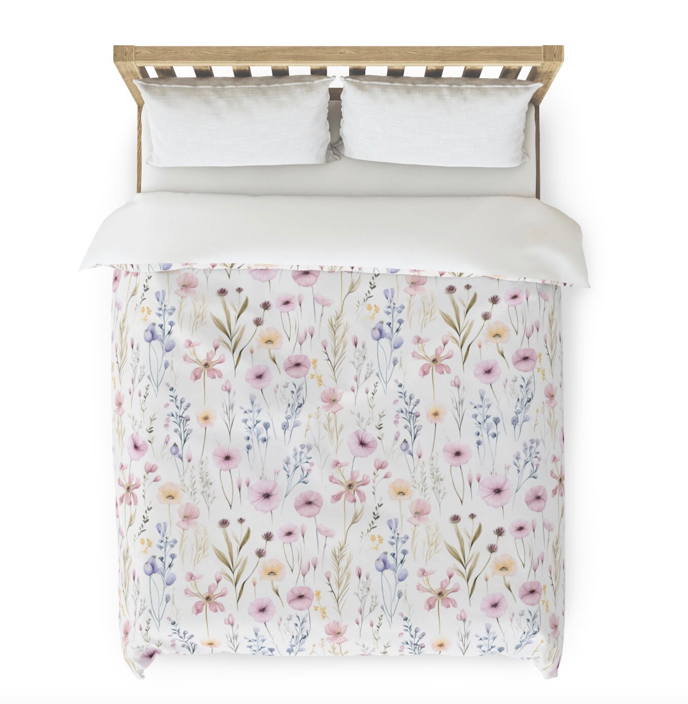 12 Spring Wildflowers Patterns, Floral Digital Paper, Wildflower ...