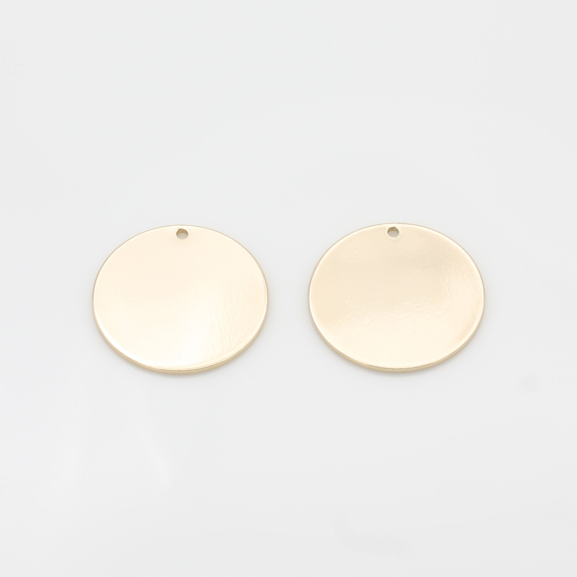 10 Gold 30mm Stainless Steel Large Blank Disc Ready to | Etsy