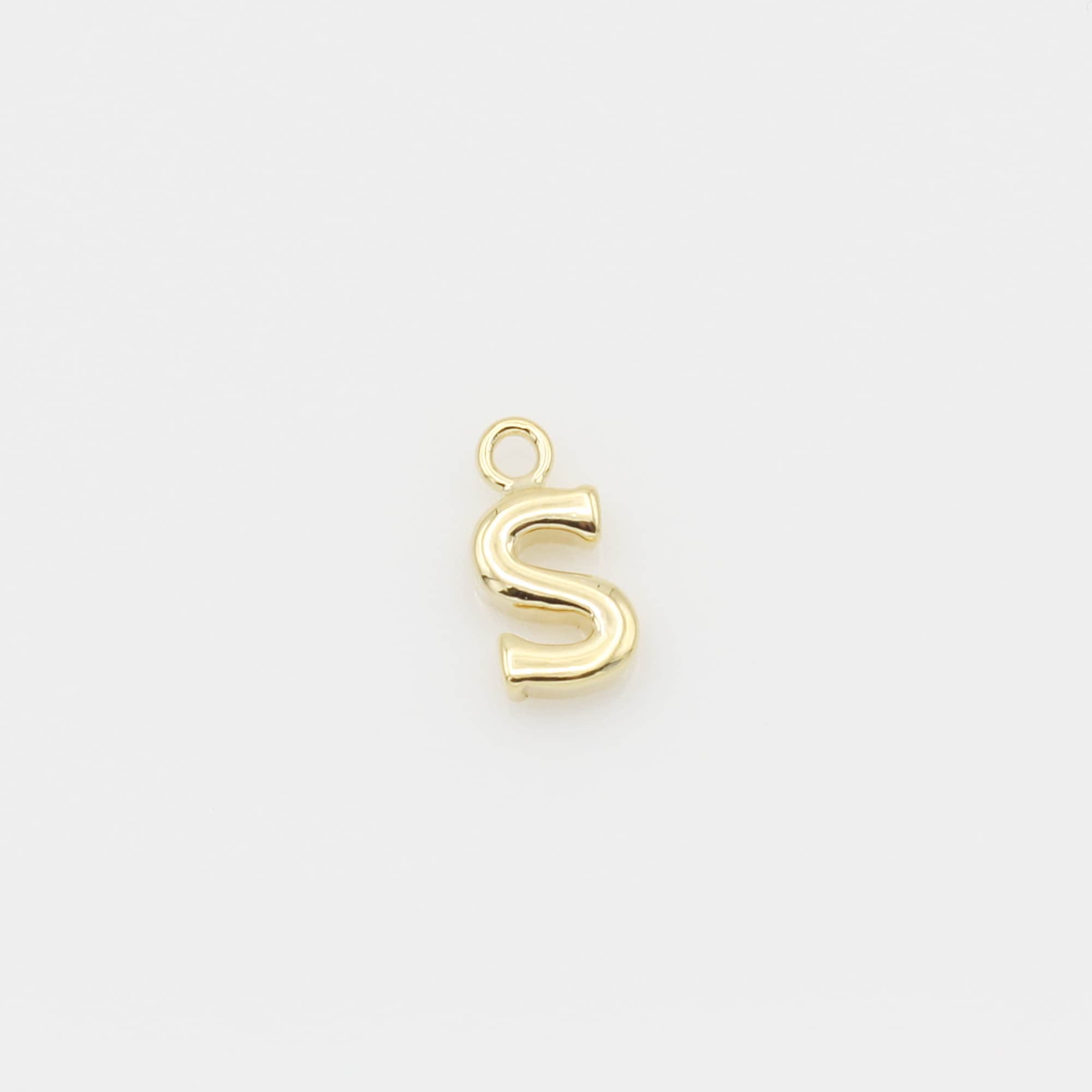 Letter Charm S 16k Gold Plated Initial Charms Wholesale | Etsy