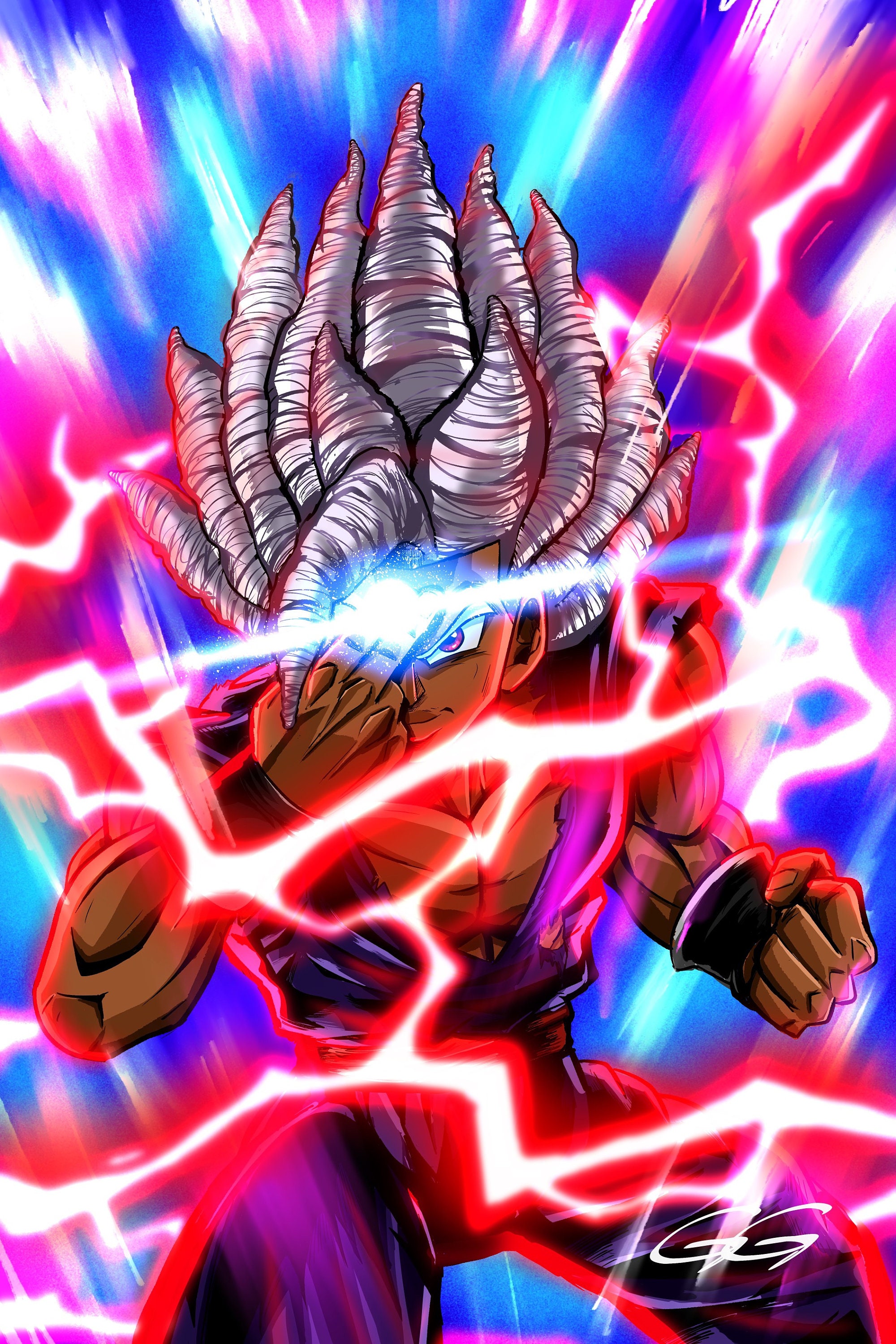 Gohan Beast Wall Art, Black Anime Art Print Poster - Etsy