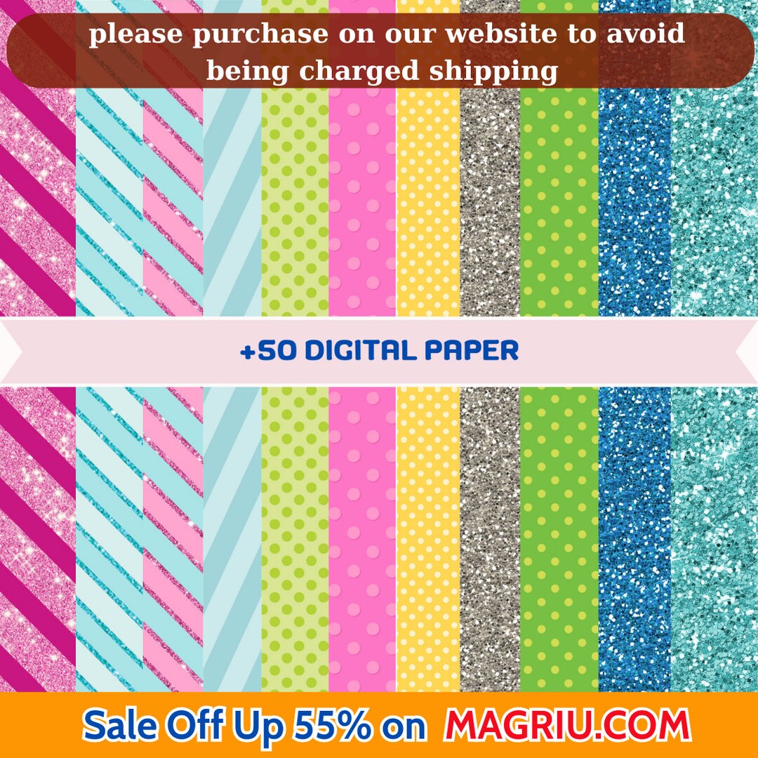 50 Surprise Dolls Digital Papers 300 DPI Maximum Quality, Dolls ...